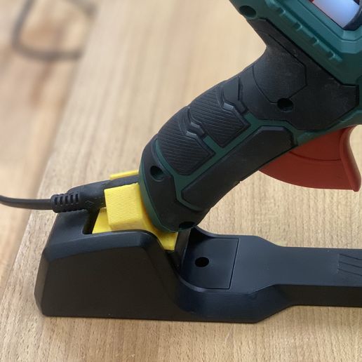 🥵 PARKSIDE hot glue gun PHP 500 E3 docking station in mains operation ...