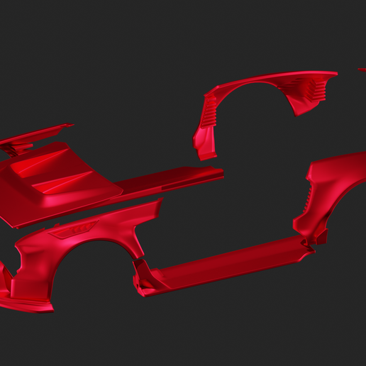 👽 1/24 Giulia Sprint GTA Body kits・ STL File for 3D printing・Cults
