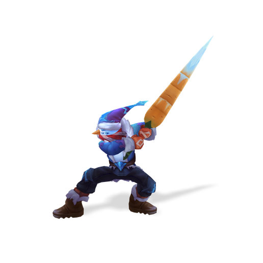 STL file Snow Man Yi League of Legends 3D print model 🌨️ ・3D print ...