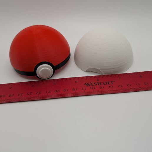 🧲 Magnetic Pokeball with stand・ STL File for 3D printing・Cults