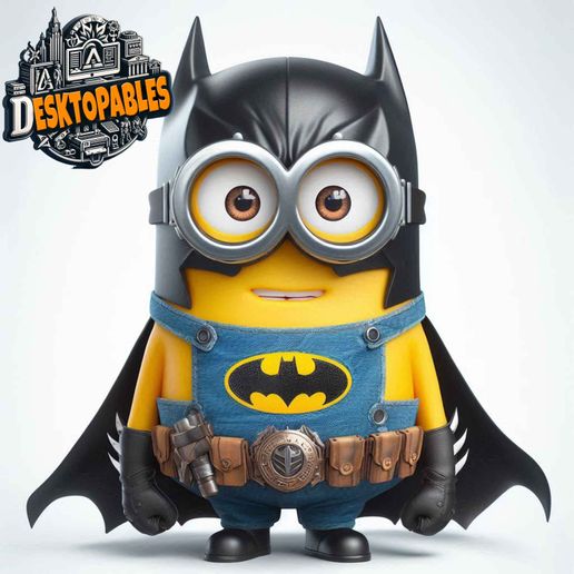 👹 Minion Batman!!!!!!!!!・Archivo OBJ Gratis para Impresión 3D・Cults