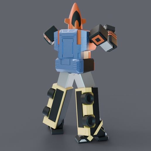 Archivo STL Super Sentai Goggle V Robo Statue Fan Art 🎨 ・Objeto ...