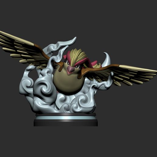 🐉 Pokemon - Pidgey, Pidgeotto and Pidgeot Figure・ STL File for ・Cults