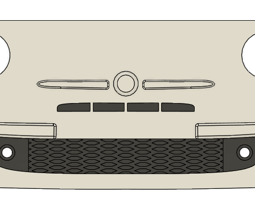 🗝️ Fiat 500 front facing keychain・ STL File for 3D printing・Cults