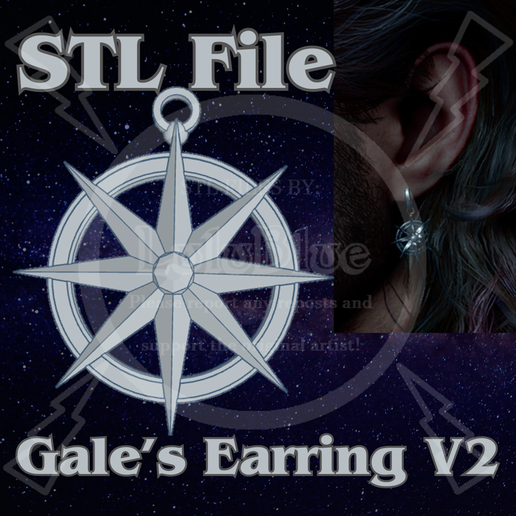 STL file Gale's Earring - Baldurs Gate 3 (Version 2) 💍 ・3D printing ...
