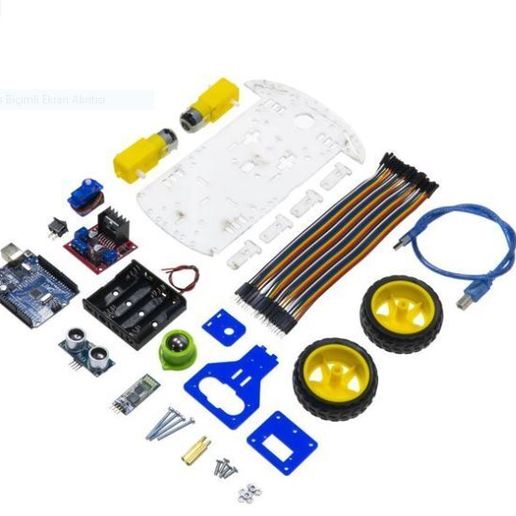 🚗 CAR CHASSİS FOR ARDUINO 2WD・ STL File for 3D printing・Cults