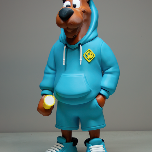 Scooby – Urban Style STL Figure (Fan Art, 12.5” Tall) - Cults3D 3D ...