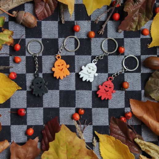 👻 Rockstar Ghost Keychain | Autumn Series | Halloween・Free STL File for ...