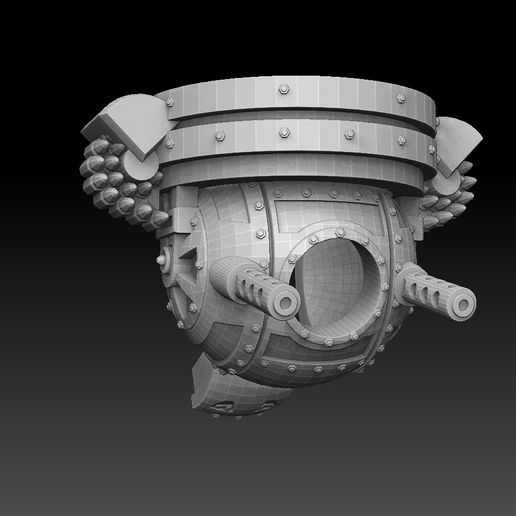Ball Turret・ 3D File for ・Cults