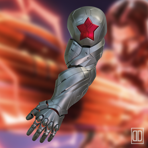 🫡 Winter Soldier Arm - Marvel Rivals・Archivo STL para Impresión 3D・Cults