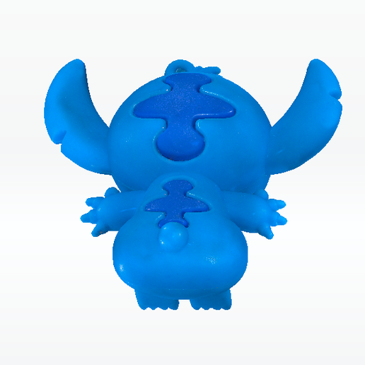 🗝️ Stitch keychain・ STL File for 3D printing・Cults