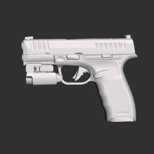 STL file Springfield Hellcat Pro Olight PL Mini 2 Valkyrie Real Size 3D ...