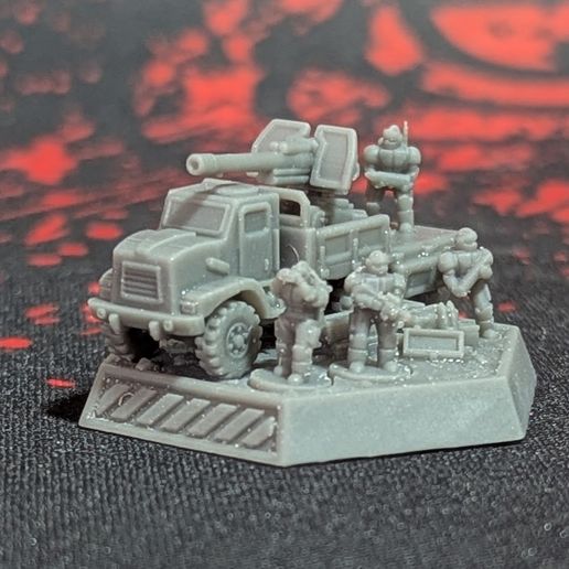 🔫 BattleTech Motorised Field Gun Infantry・Free STL File for 3D printing ...