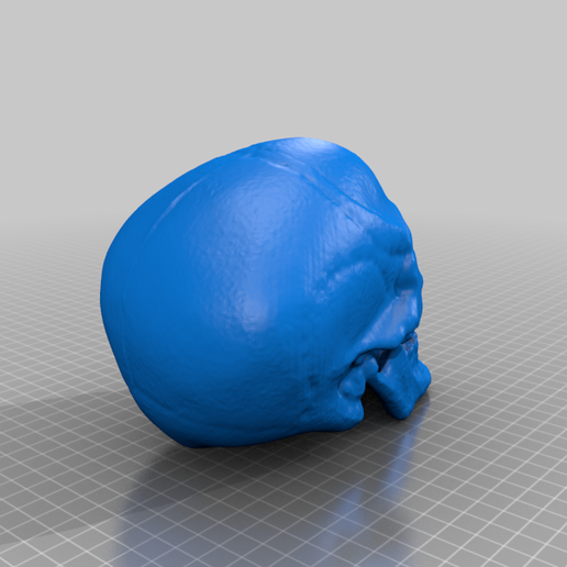 💀 Plastic skull・Fichier 3D Gratuit pour ・Cults