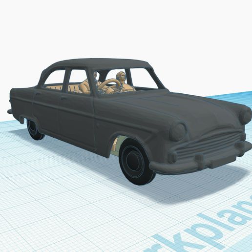 Fichier 3D Ford Zephyr Mk2 1956 à 1962 🚙 ・Idée pour impression 3D à ...