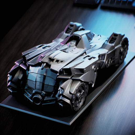 STL file Batmobile - Batman: Arkham Knight - Fan Art Batmovil video ...