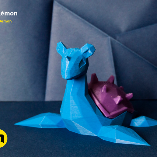 🐉 Low Poly Pokemon Collection Generation 1・ 3D File for 3D printing・Cults