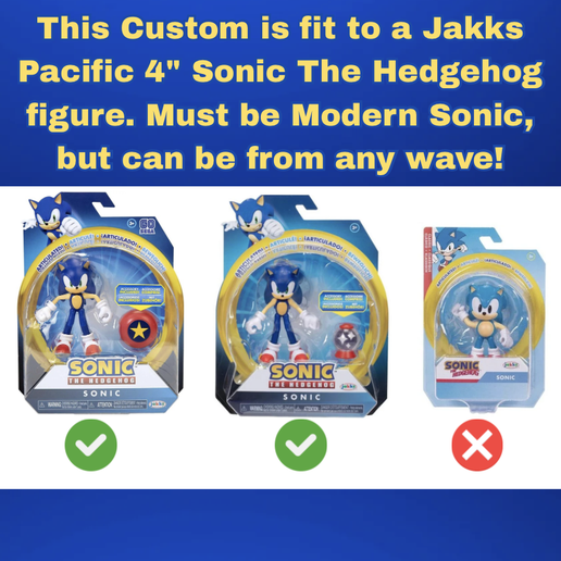 🆓 FREE Jakks Sonic Unleashed Chip Bracelet・Free STL File for 3D ...