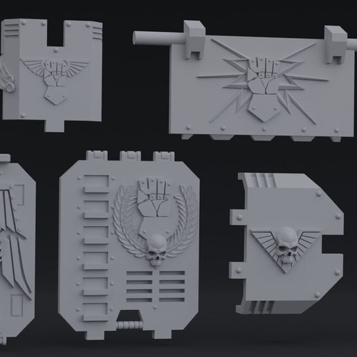 🪖 Imperial Fists Land Raider Upgrade Kit・ STL File for 3D printing・Cults
