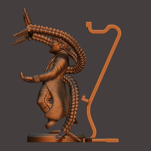 STL file DOCTOR OCTOPUS - JOYSTICK HOLDER - SPIDER-MAN - MARVEL 🩺 ...