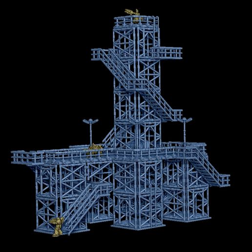 🚧 Terrain - MODULAR GANTRY CONSTRUCTION SET #1・ STL File for 3D ...
