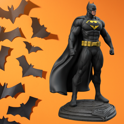 🦸 Batman Statue STL – Superhero 3D Printable Model・ 3D File for 3D ...