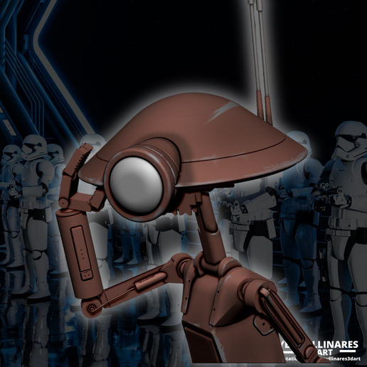 ⭐ Star Wars Pit Droid・ STL File for ・Cults