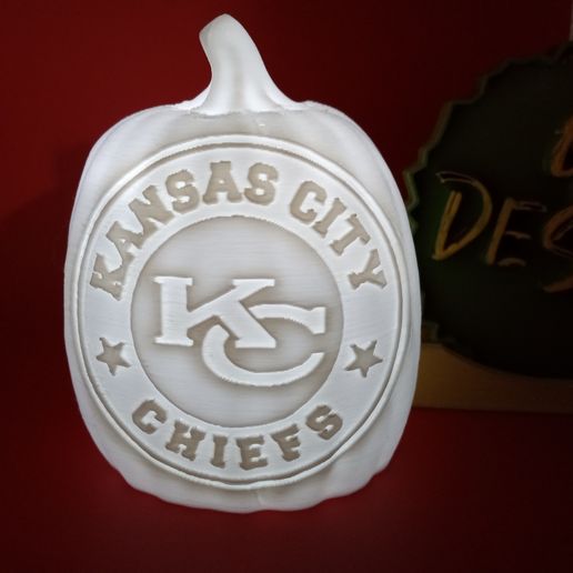 🏙️ Kansas City Chiefs Football Halloween Pumpkin Lights・ STL File for ...