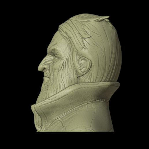 STL file Sokolov Dishonored Head sculpt Pot Planter / vase for 3d ...