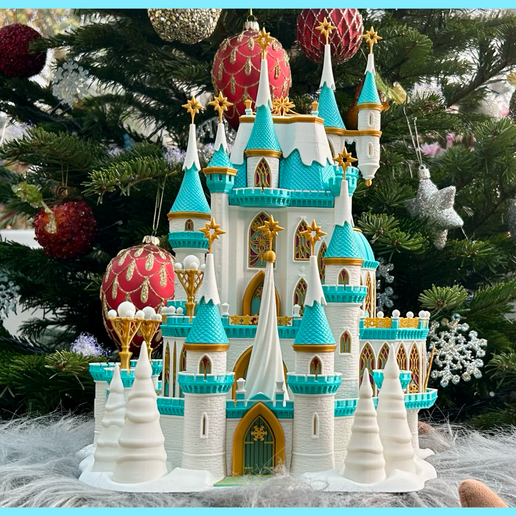 🎄 MINI Christmas Castle・ 3D File for 3D printing・Cults