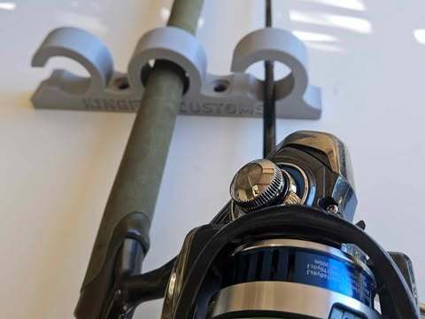 🎣 Fishing Rod Holder・ STEP File for 3D printing・Cults