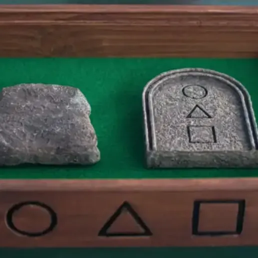 STL file Squid Game Biseokchigi(Flying Stone) - Without Box 🦑 ・Template ...