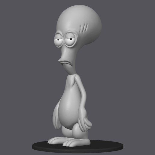 👽 Roger the Alien From American Dad AMS Ready Sass Master・ STL File for ...