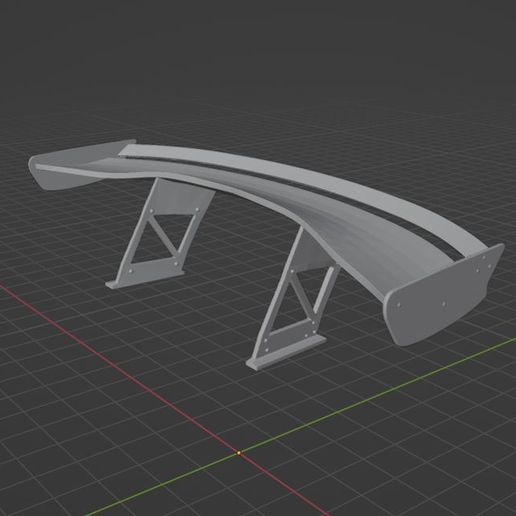 🎚️ Split Level Spoiler・ STL File for 3D printing・Cults