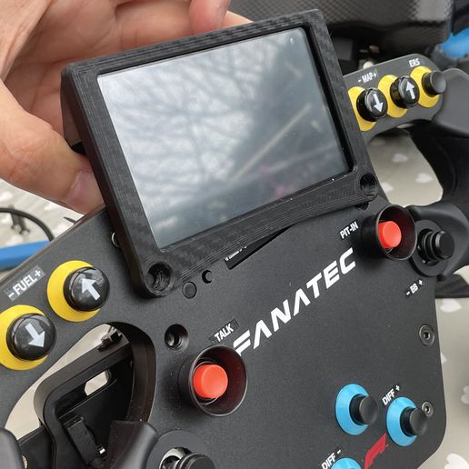 🛞 4" Vocore Screen Case for Fanatec Clubsport F1 eSports Wheel・ STL ...