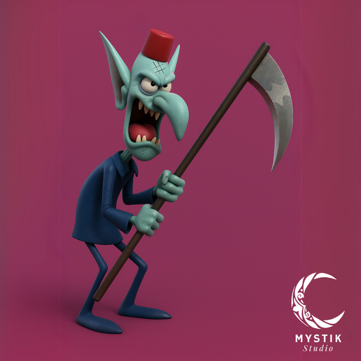 🐉 Boogeyman/ El Coco - Billy and Mandy・ STL File for 3D printing・Cults
