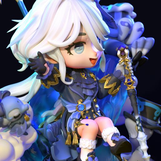 👾 Furina・ 3D File for 3D printing・Cults