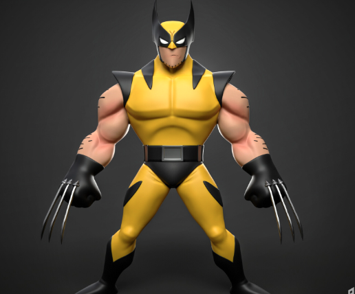 👫 Wolverine cartoon・Free 3D File for ・Cults
