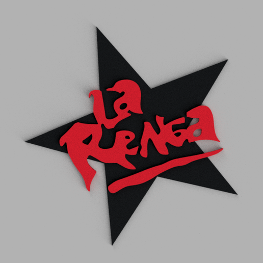 Archivo STL La Renga Logo Rock Cuadro Pared 🪨 ・Objeto de impresión 3D ...