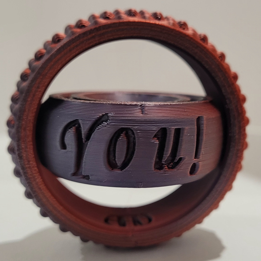 👌 FU Gyro Fidget Spinner・Free STL File for 3D printing・Cults