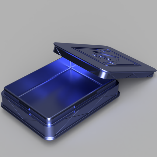 📦 Snap-Fit Card Storage Box・Free STL File for 3D printing・Cults