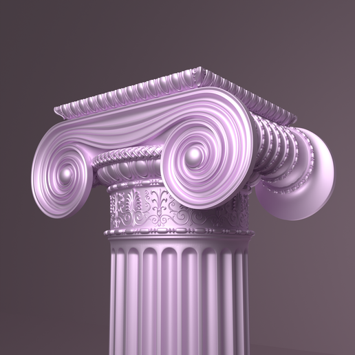 🏛️ IONIC COLUMN・ STL File for 3D printing・Cults