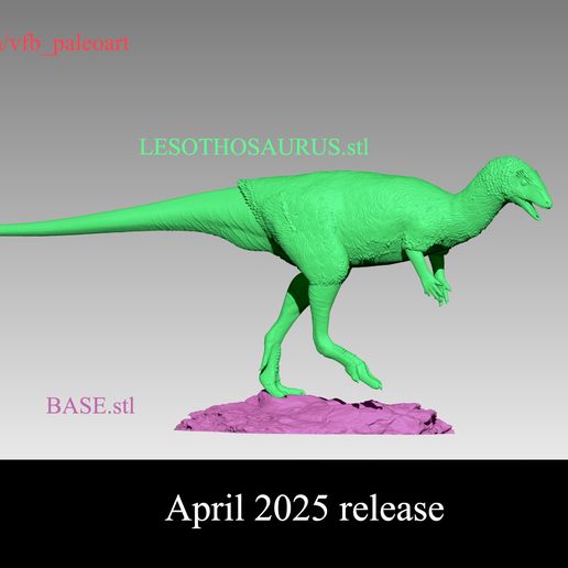 Tren De Dinosaurios Lesothosaurus