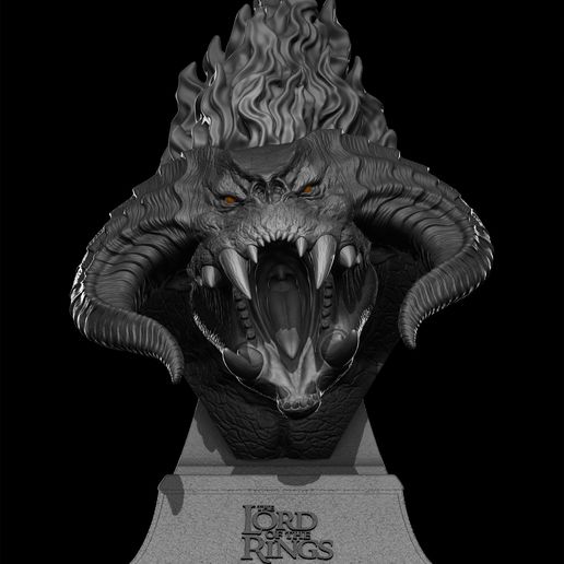 Archivo 3D Sauron, Saruman, Witch King & Balrog Bust 3D STL Models ...