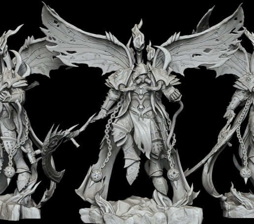 3D file Daemon Primarch of Nurgle HQ 🔨 ・3D printing model to download・Cults