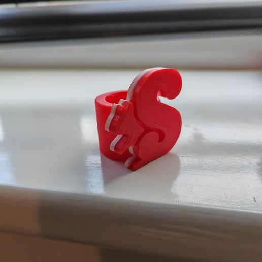 👽 Squirrels Woggle・Free STL File for 3D printing・Cults