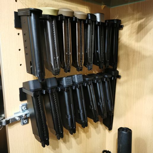 🔫 Universal Airsoft Magazine storage system・Free STL File for 3D ...