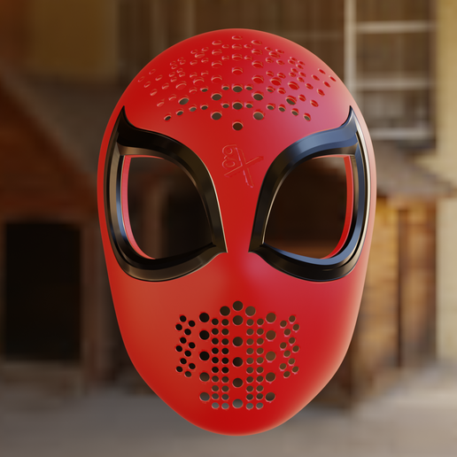 🦸‍♂️ Spiderman Fortnite Version Faceshell and Lenses 3D FILE (STL FILE ...