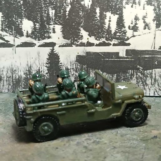🇺🇸 WILLYS JEEP MB LWB・Free 3D File for ・Cults