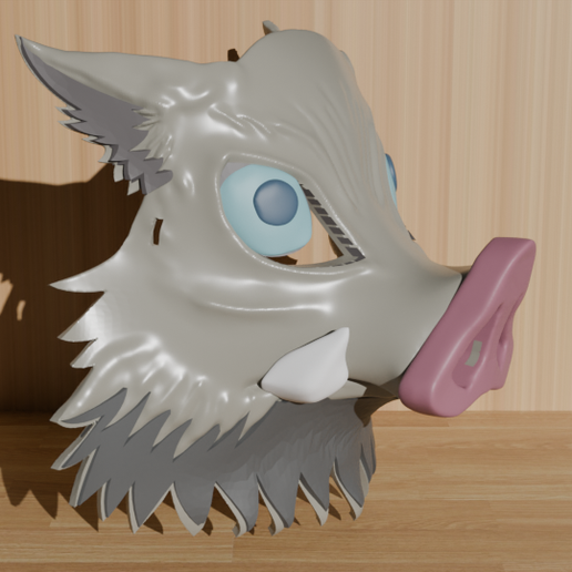 Archivo STL Anime cosplay mask: Inosuke Kimetsu no Yaiba - Mascara de ...